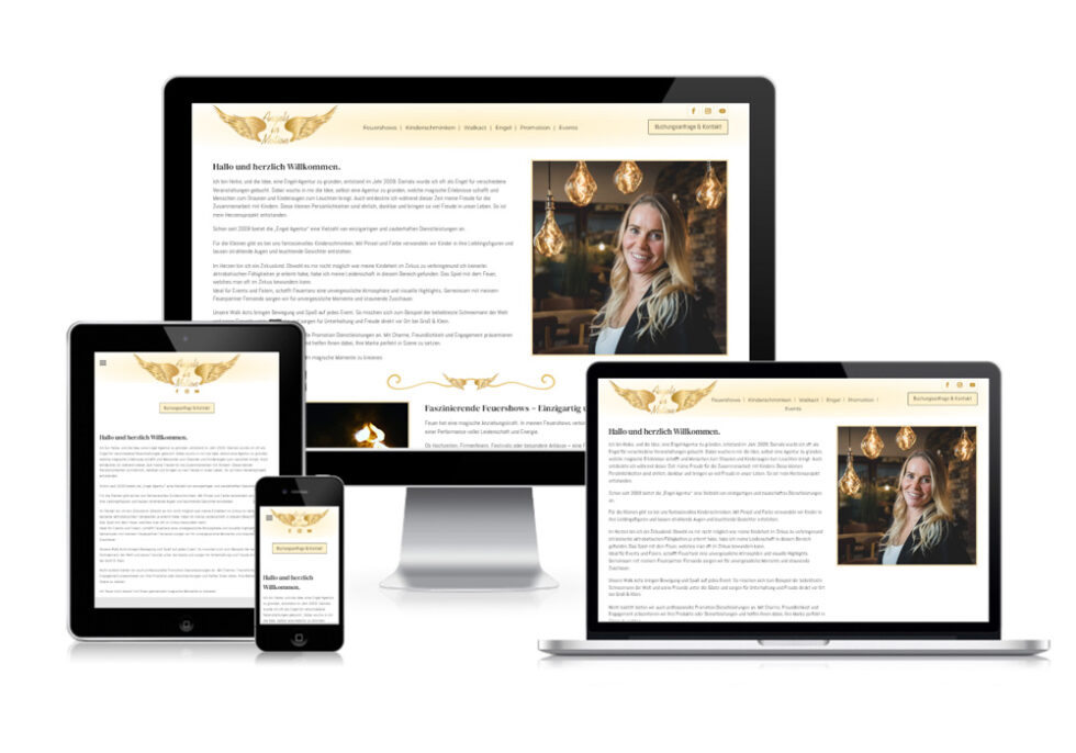 Angels in Motion | Referenz Webseite